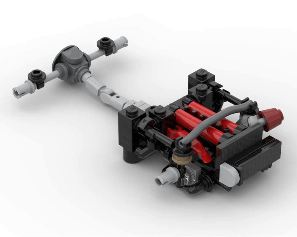 LEGO MOC RB26 Drift Chassis by KazeBricks | Rebrickable - Build with LEGO