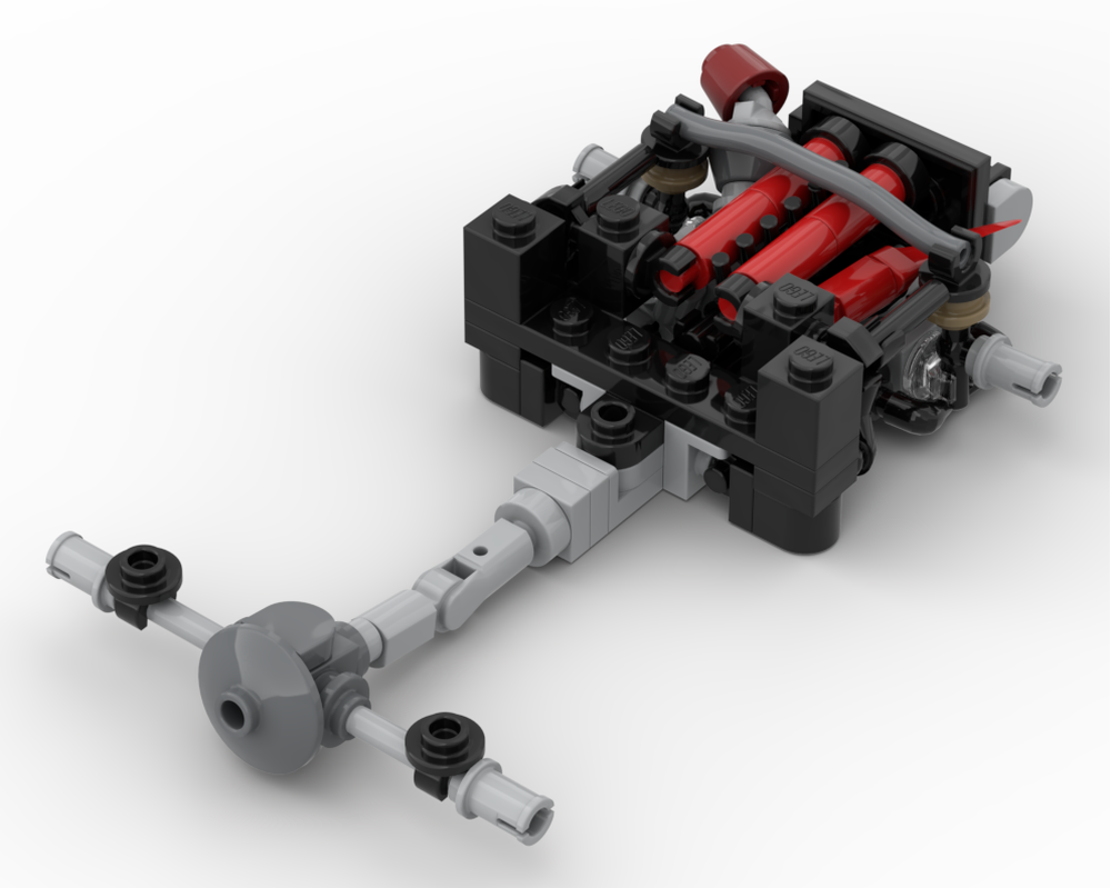 LEGO MOC RB26 Drift Chassis by KazeBricks | Rebrickable - Build with LEGO