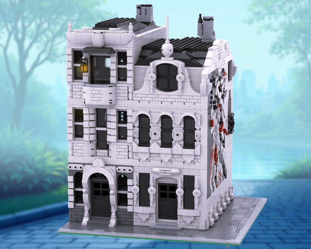 LEGO MOC-247694 City Modular #8 - Wall Mural by eiko21 | Rebrickable ...