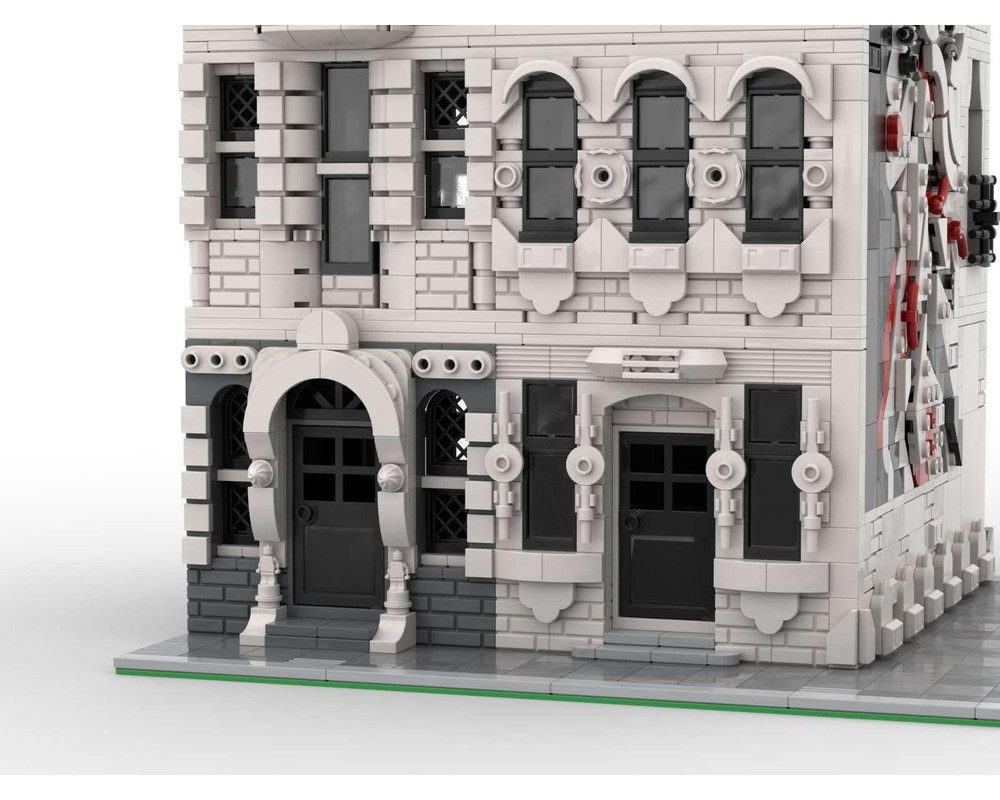 LEGO MOC City Modular #8 - Wall Mural by eiko21 | Rebrickable - Build ...