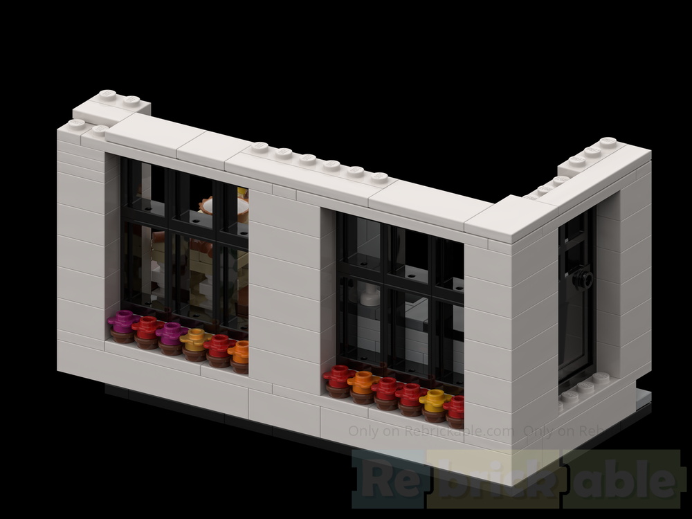 LEGO MOC-247696 Kitchen and Dining Room by Hallony Bricks | Rebrickable ...