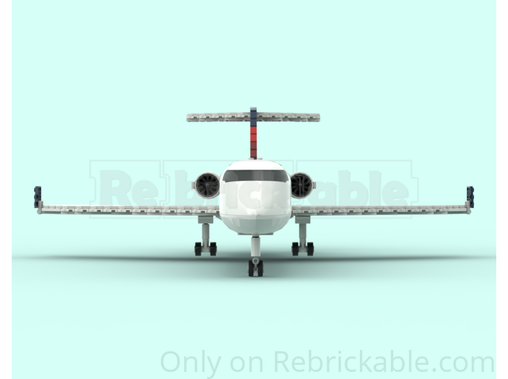 LEGO MOC CRJ-700 - Delta Airlines by JojoTheBuilder | Rebrickable ...
