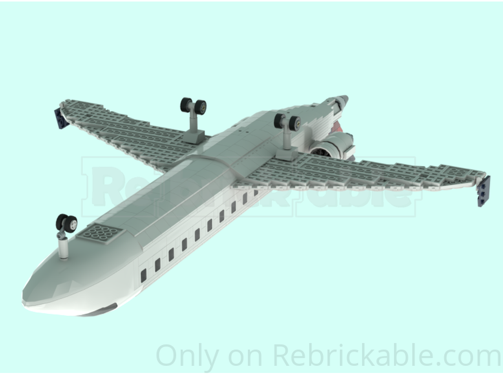 LEGO MOC CRJ-700 - Delta Airlines by JojoTheBuilder | Rebrickable ...
