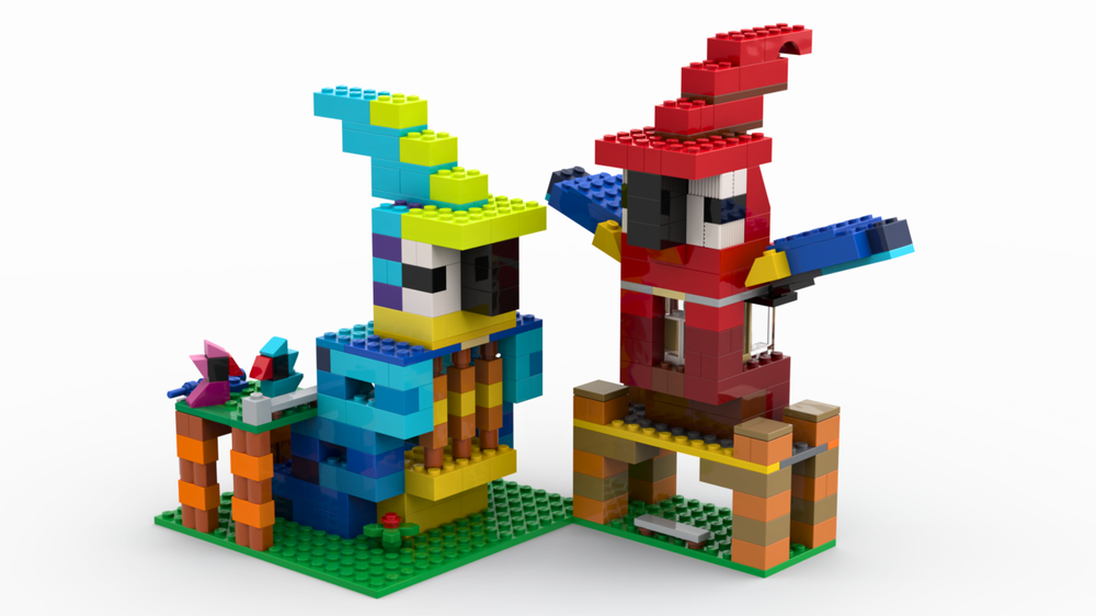 LEGO MOC-247739 10698 Parrot houses by Lenarex | Rebrickable - Build ...