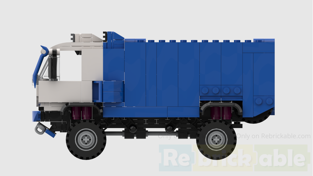 LEGO MOC Dakar rally truck with rubber belt suspension by phigeon ...