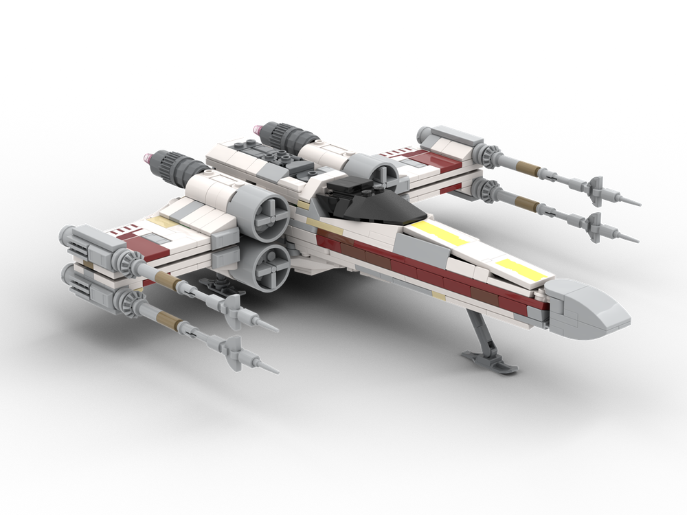 LEGO MOC-247790 Incom T-65 B X Wing Starfighter (Red 5) by crazyfoxy ...