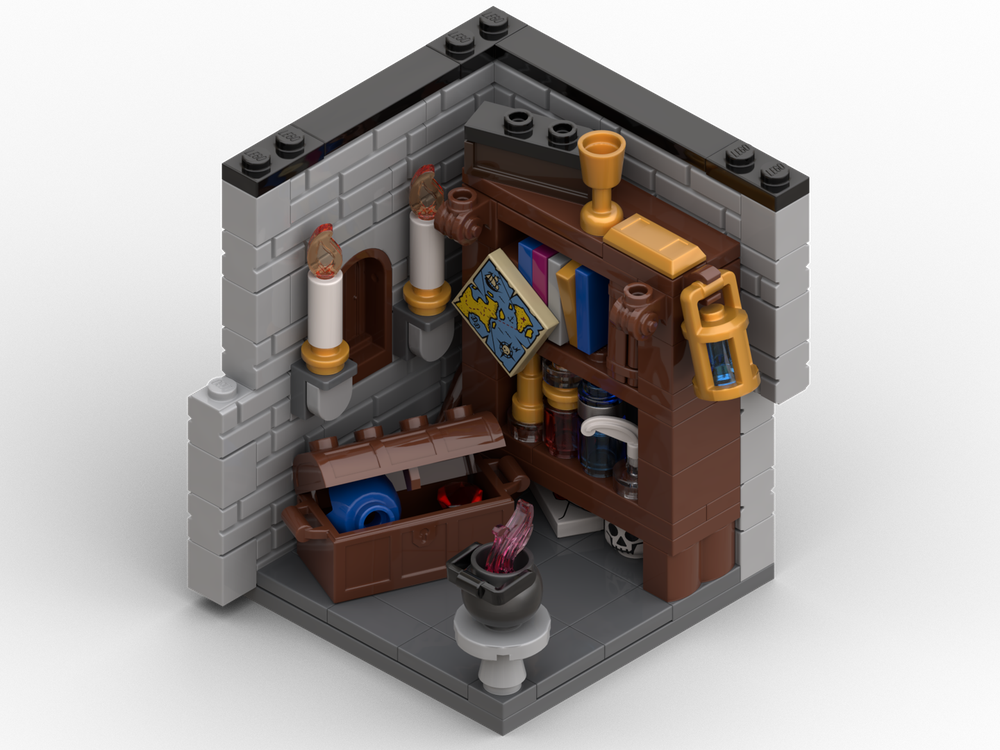LEGO MOC Medieval Wizard Habitat by brickvirtuoso | Rebrickable - Build ...