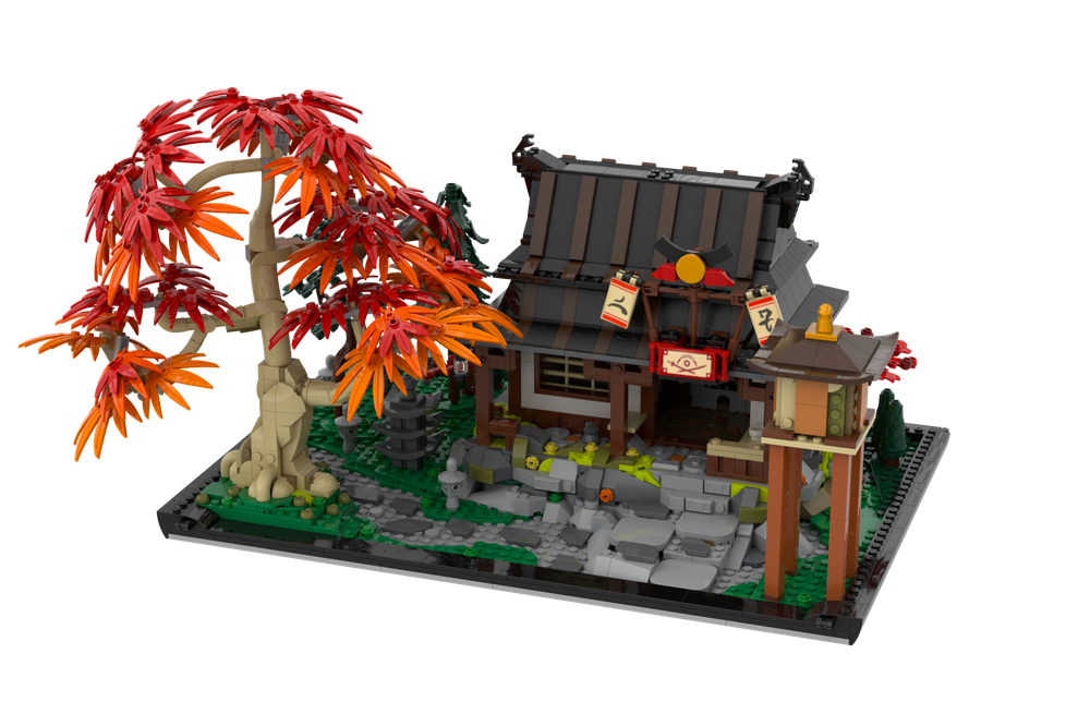 LEGO MOC-247803 Ninjago Four Weapons Blacksmith Display by ObscureLamp ...