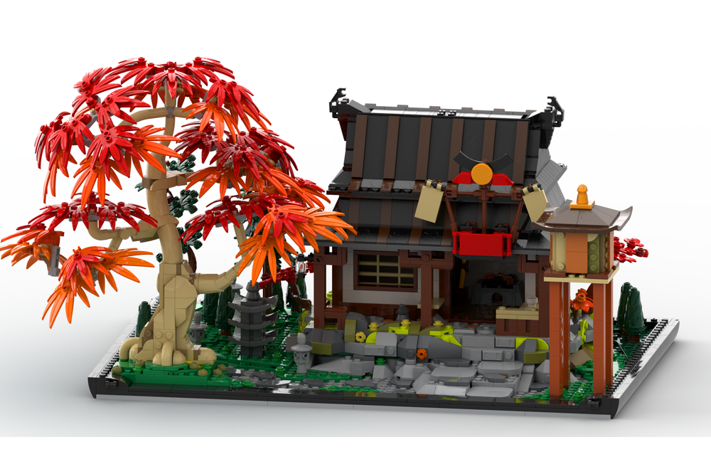 LEGO MOC-247803 Ninjago Four Weapons Blacksmith Display by ObscureLamp ...