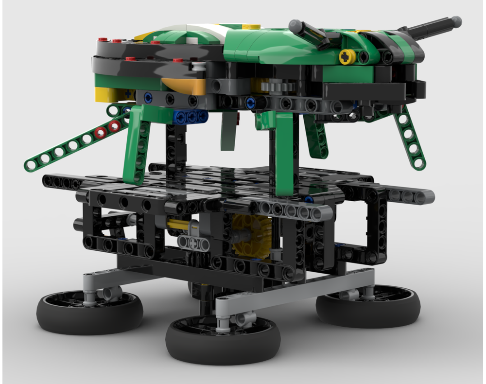 LEGO MOC Walking Beetle - Kinetic Sculpture by Raptor9889 | Rebrickable ...