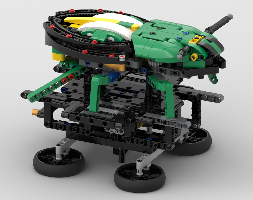 LEGO MOC Walking Beetle - Kinetic Sculpture by Raptor9889 | Rebrickable ...