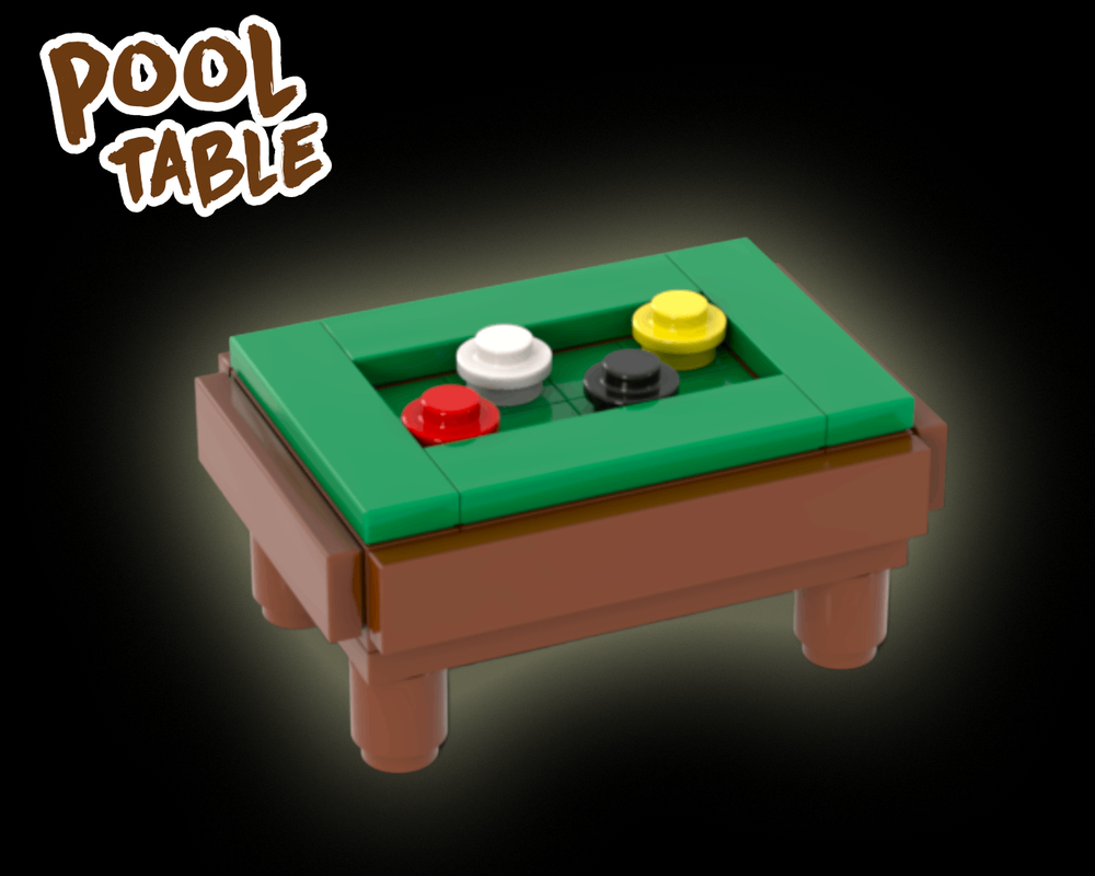 LEGO MOC Pool Table by Joelzbrix | Rebrickable - Build with LEGO