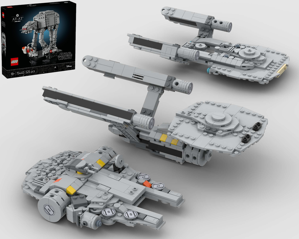 LEGO MOC Saucer 3-in-1 Alternate Builds Bundle - 75440 AT-AT by Wurger ...