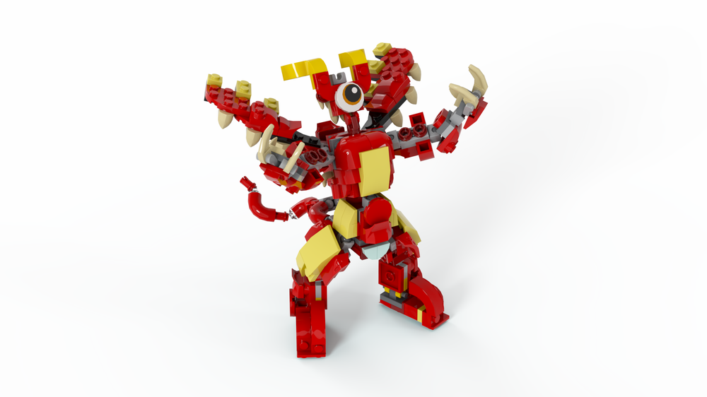 LEGO MOC Evolving Fiend - Stage 4 by Perlin | Rebrickable - Build with LEGO