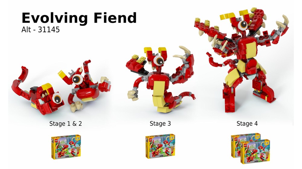 LEGO MOC Evolving Fiend - Stage 4 by Perlin | Rebrickable - Build with LEGO