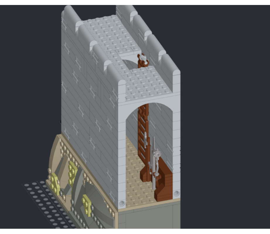 LEGO MOC Castle Wall by BanthaBricks2022 | Rebrickable - Build with LEGO