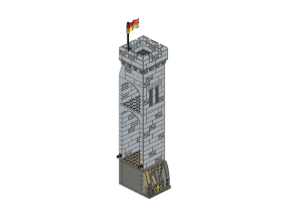 LEGO MOC-247925 Castle Tower by BanthaBricks2022 | Rebrickable - Build ...