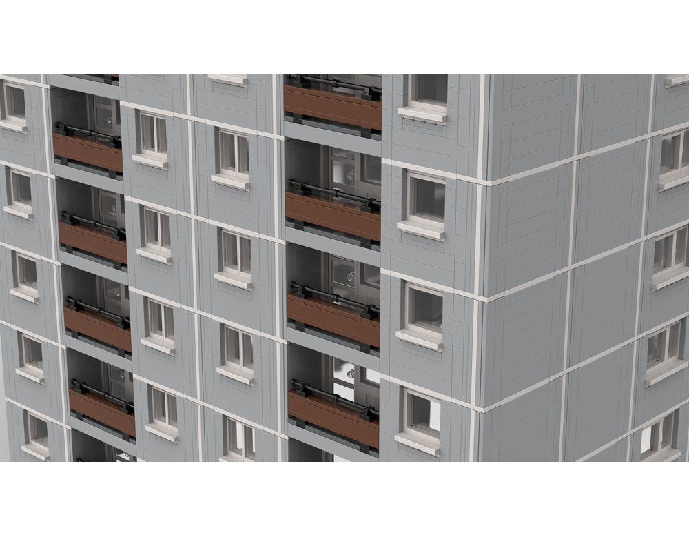 LEGO MOC-247938 Eastern European Panel Block Building by Dudlush ...