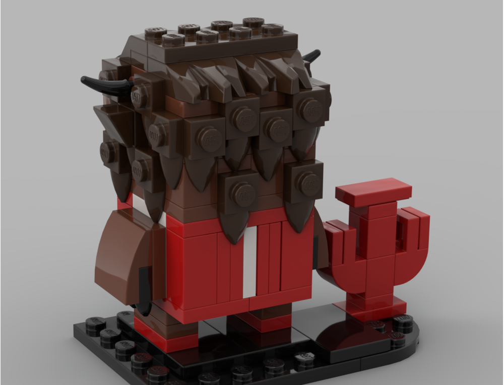 LEGO MOC-247941 Hoosier the Bison by bricksbyallen | Rebrickable ...