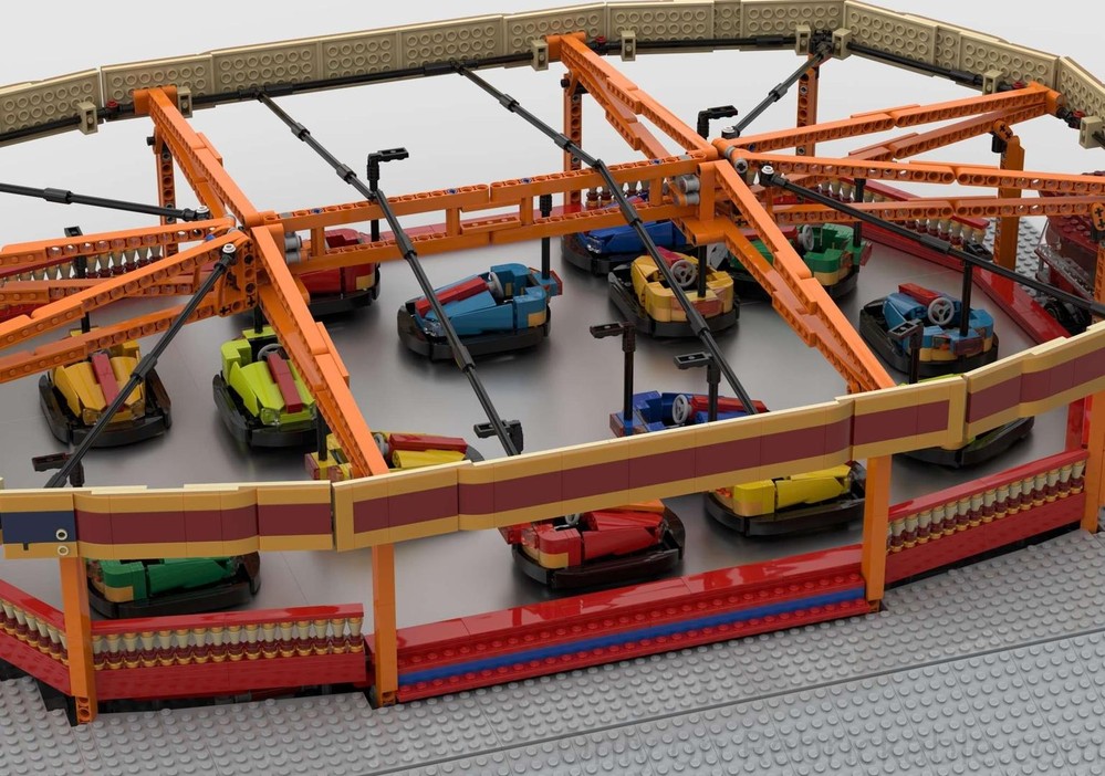 LEGO MOC-247972 Fairground Dodgems by Gdale | Rebrickable - Build with LEGO