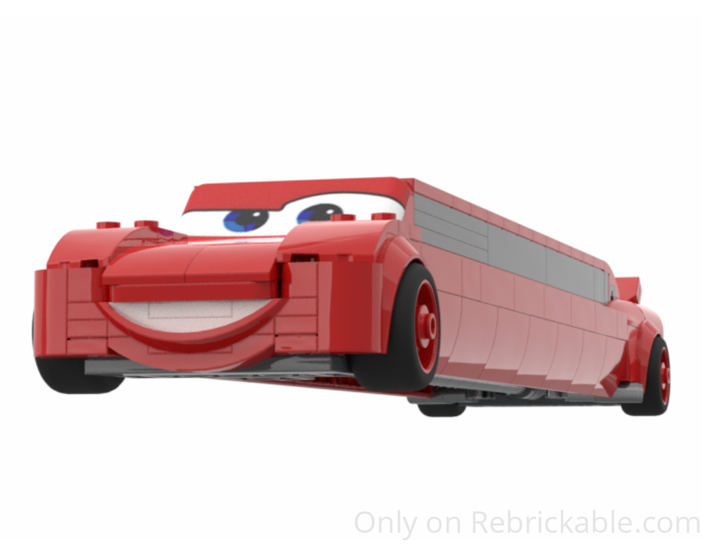 LEGO MOC 77255 Lightning McQueen Limo by Woeff Bricks | Rebrickable ...