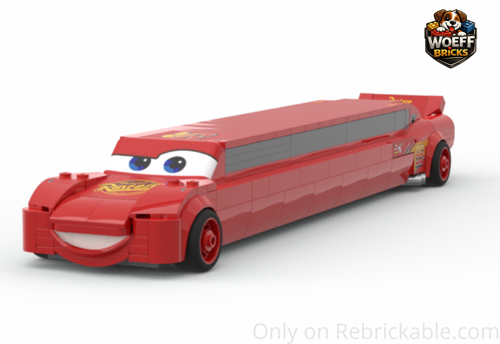LEGO MOC-247979 77255 Lightning McQueen Limo by Woeff Bricks ...