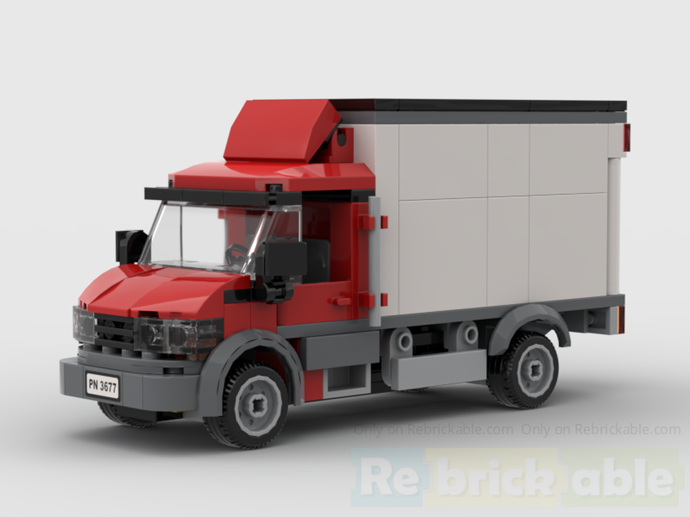 LEGO MOC-247982 Box Van by kotska261 | Rebrickable - Build with LEGO