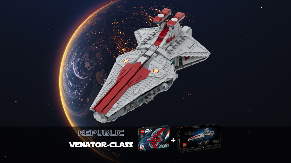 LEGO MOC-248016 Republic Venator-Class - 75362 + 75441 alternative by ...
