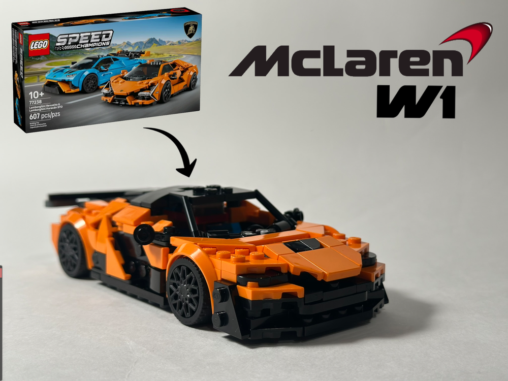 LEGO MOC [FREE] Mclaren W1 (77238) alt by Beau88 | Rebrickable - Build ...