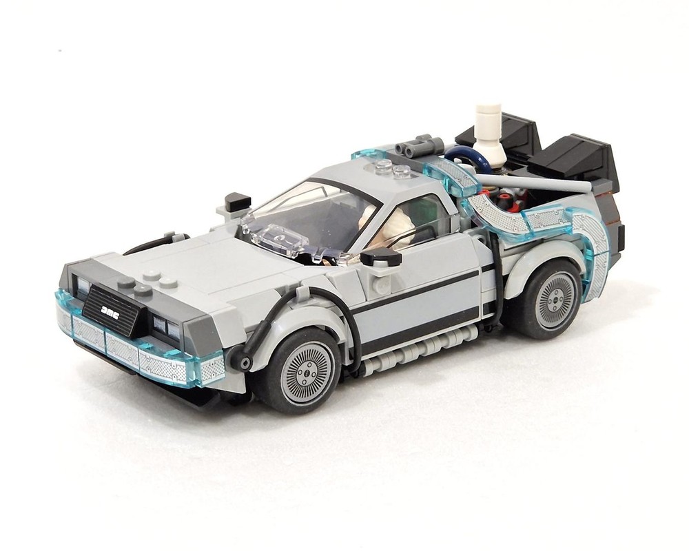 LEGO MOC-248059 77256 Time Machine with Folding Wheels + Studless Hood ...