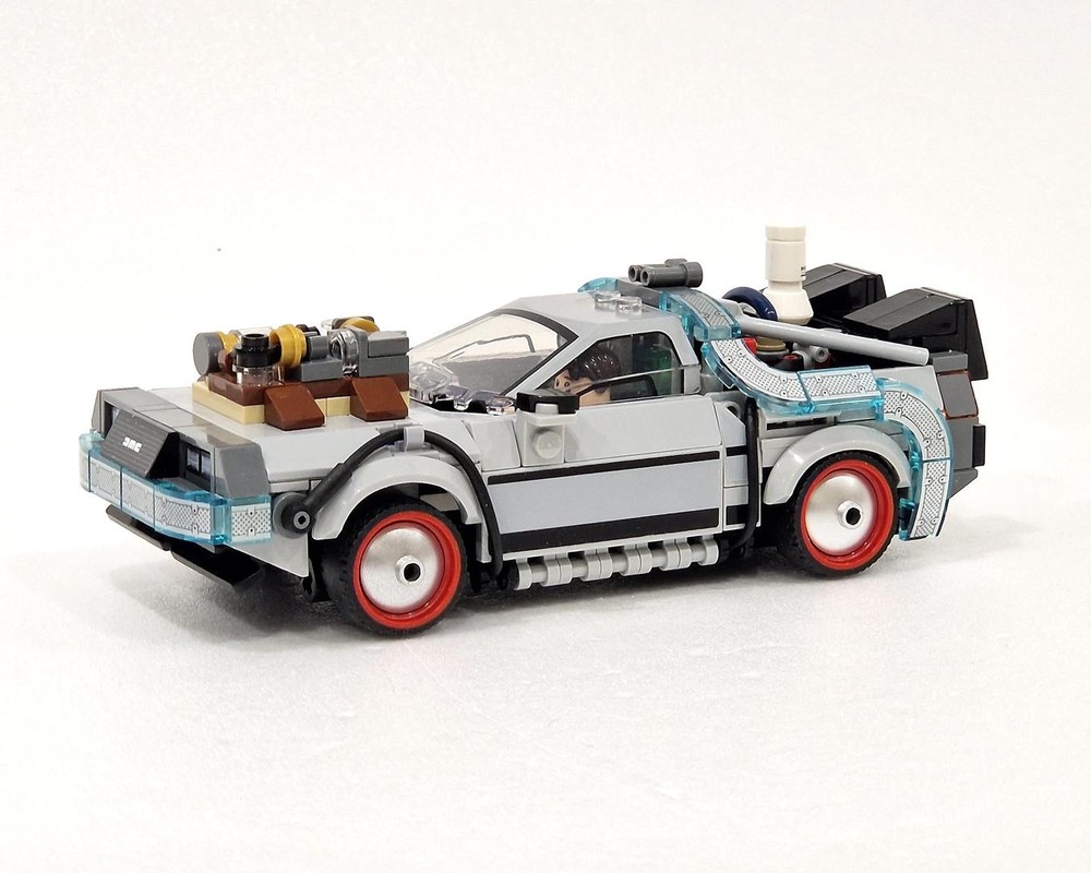 LEGO MOC-248059 77256 Time Machine with Folding Wheels + Studless Hood ...