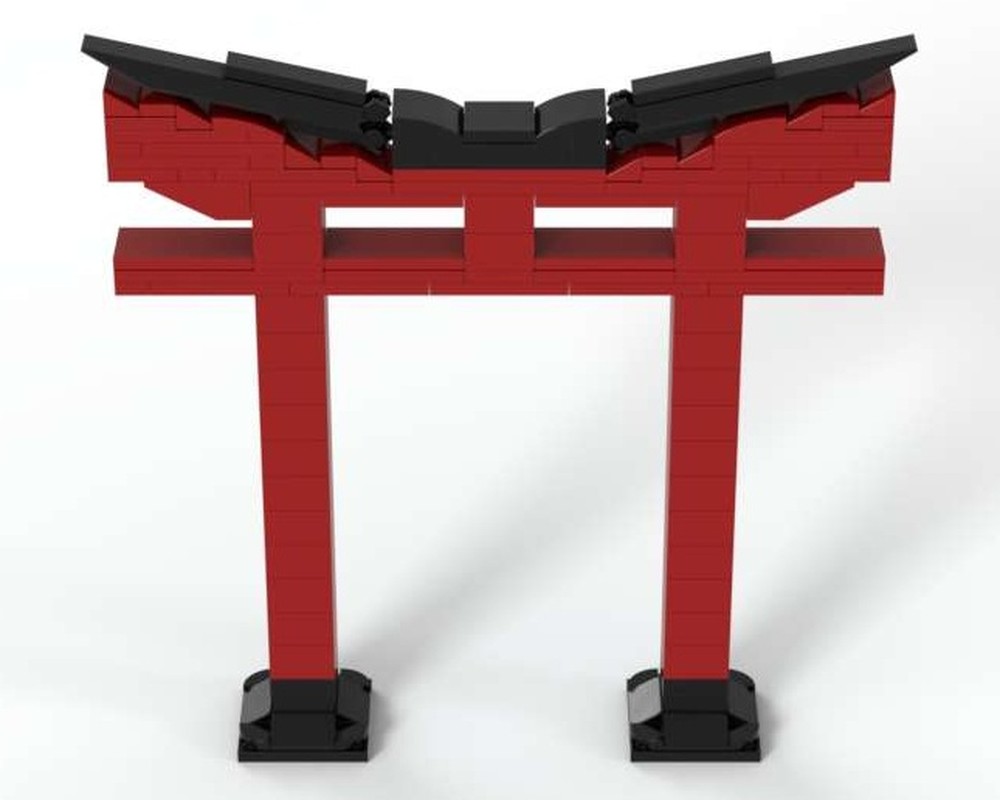 LEGO MOC Torii Gate by Kurocrack222 | Rebrickable - Build with LEGO