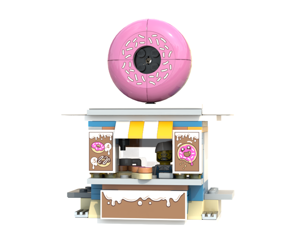 LEGO MOC-248074 Donut Kiosk by bricksundae | Rebrickable - Build with LEGO