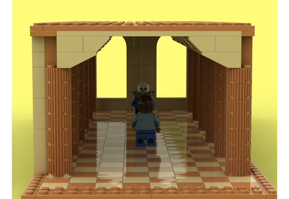 LEGO MOC undertale: The judgement hall by Chipsqueak | Rebrickable ...