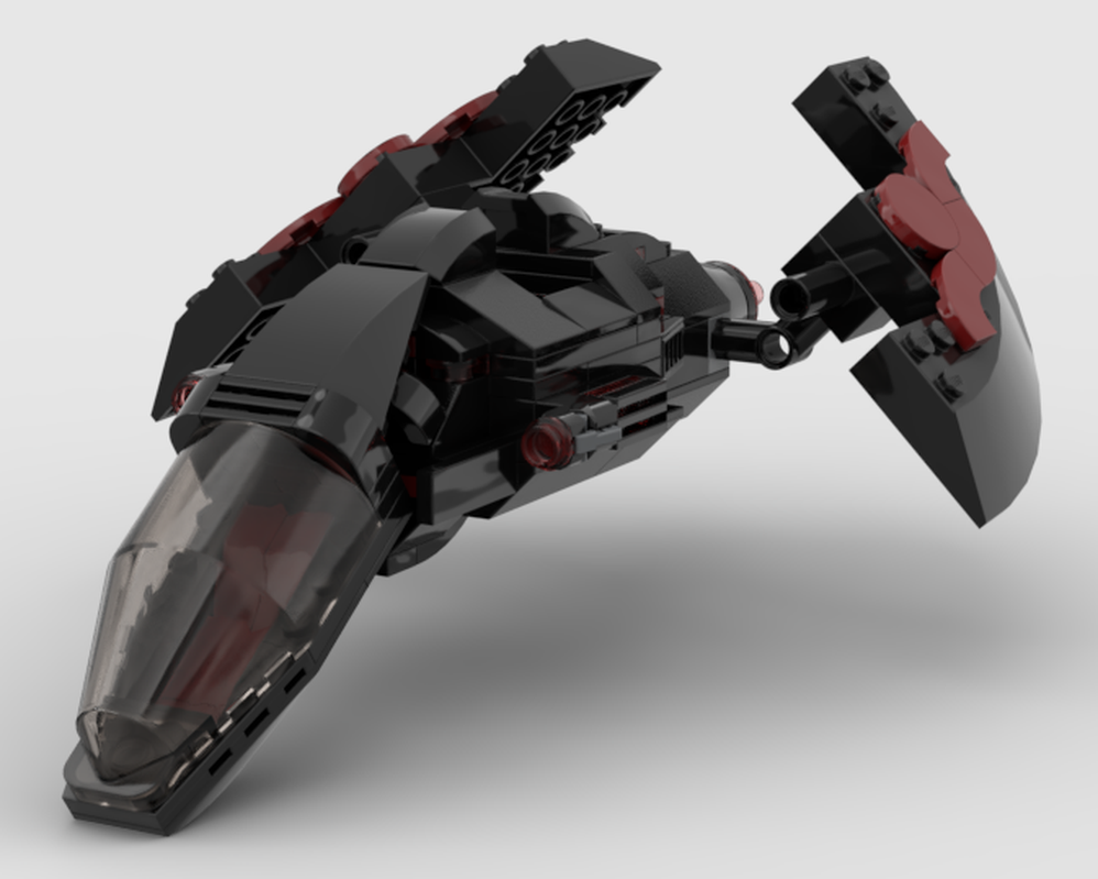 LEGO MOC Sith Starfighter by BearHeartBricks | Rebrickable - Build with ...