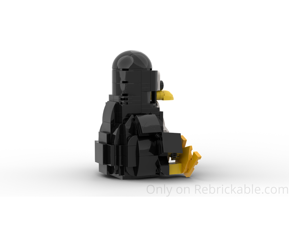 LEGO MOC (Linux) Tux - Penguin Mascot by IzzyDesigns | Rebrickable ...