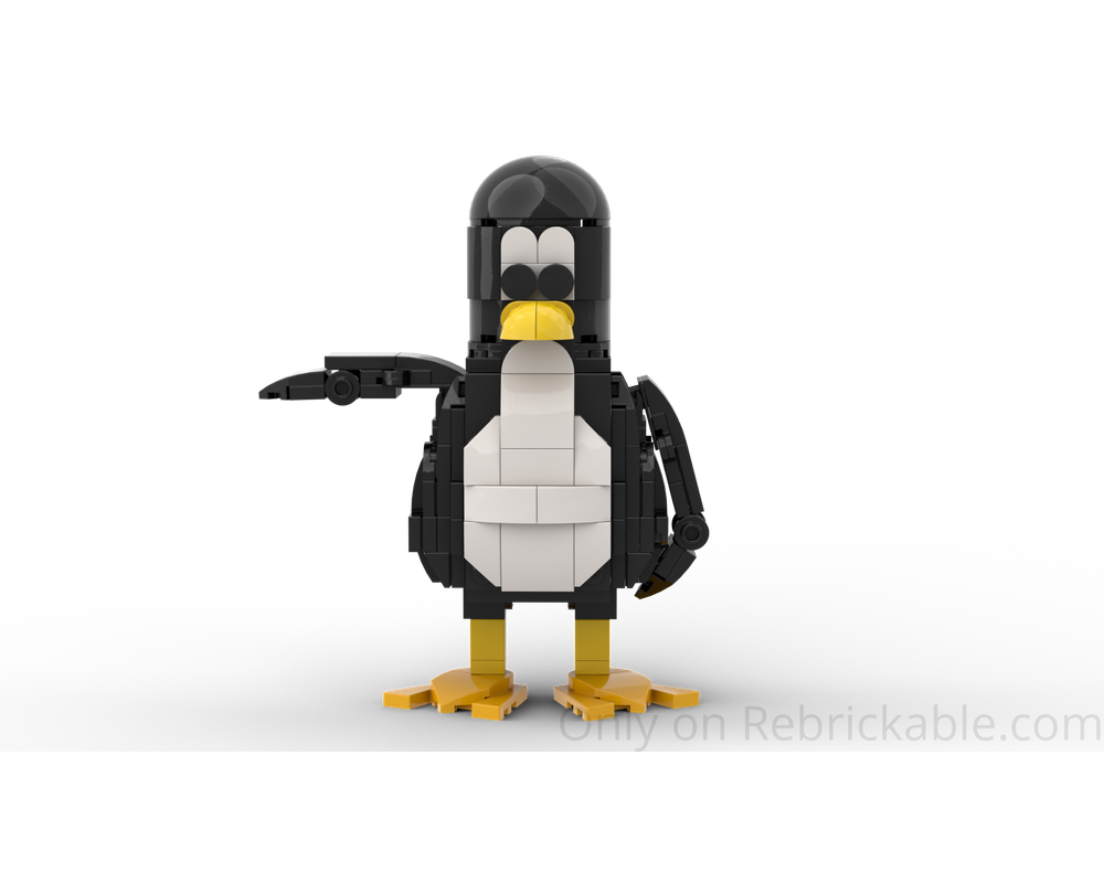 LEGO MOC (Linux) Tux - Penguin Mascot by IzzyDesigns | Rebrickable ...