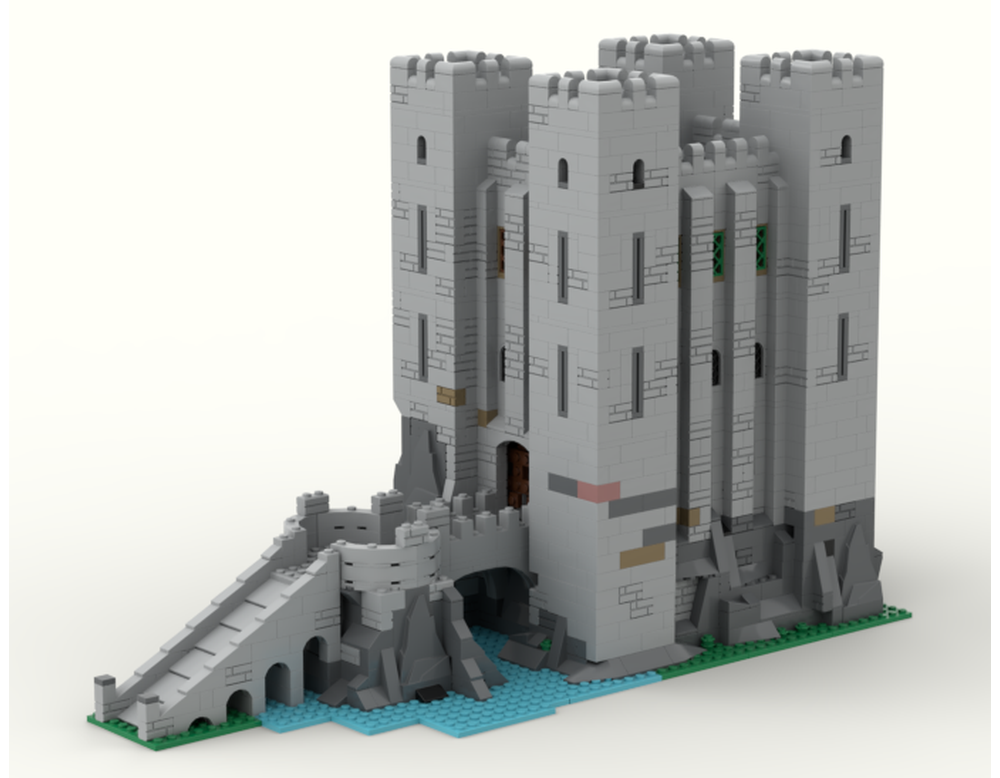 LEGO MOC-248122 Great Keep on the Cliff by Longsword | Rebrickable ...