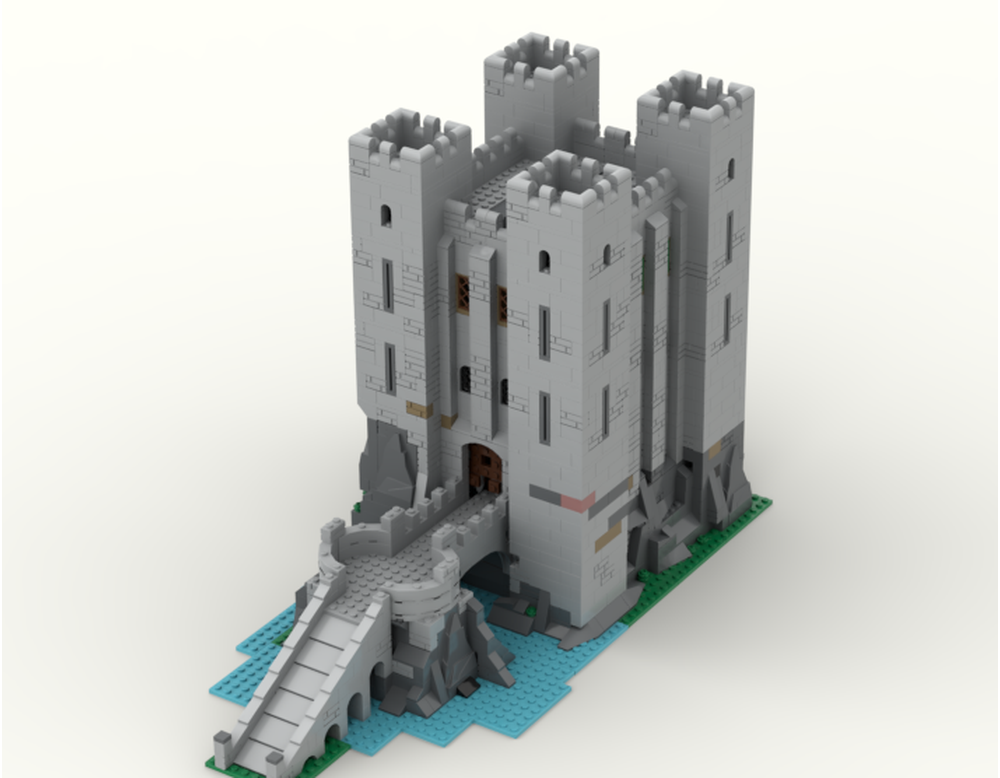 LEGO MOC-248122 Great Keep on the Cliff by Longsword | Rebrickable ...