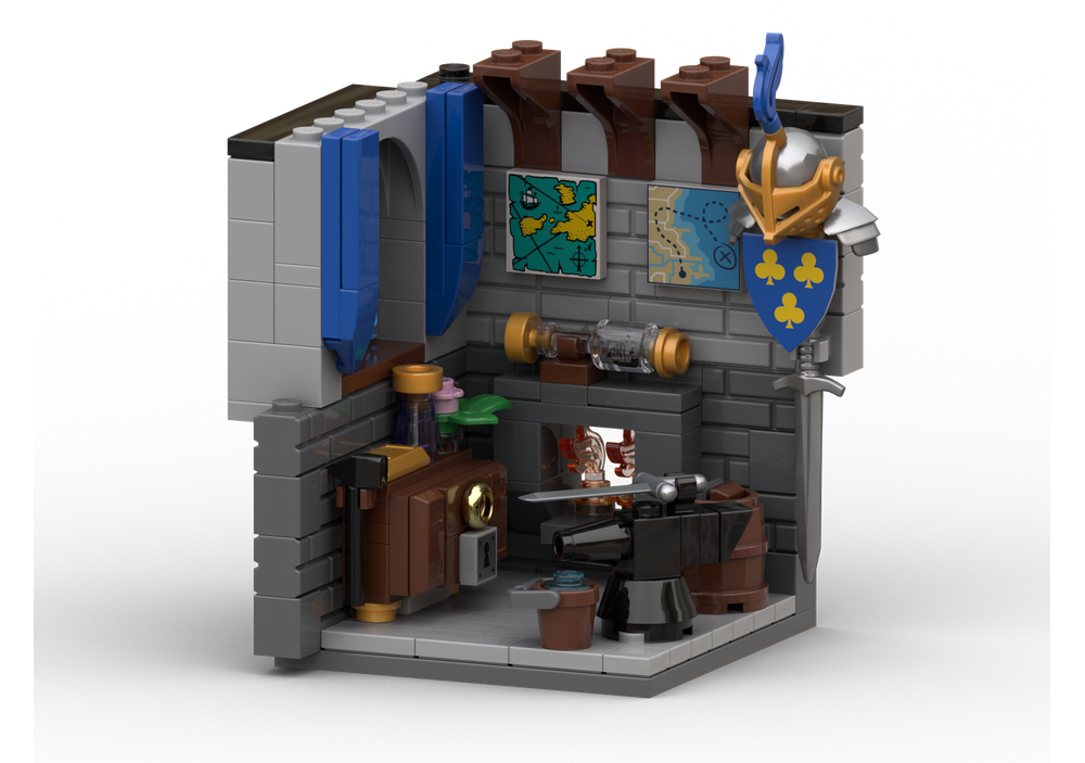 LEGO MOC Medieval Knight Habitat by brickvirtuoso | Rebrickable - Build ...