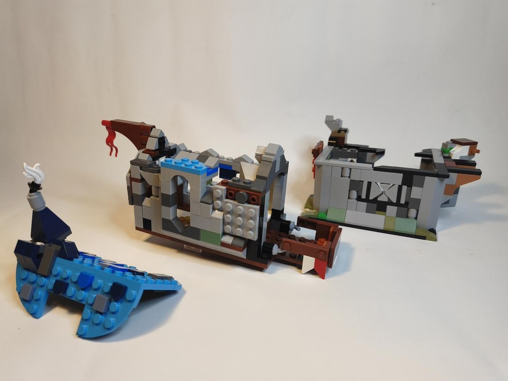 LEGO MOC Medieval Barracks - Medieval Windmill and Bakery expansion ...