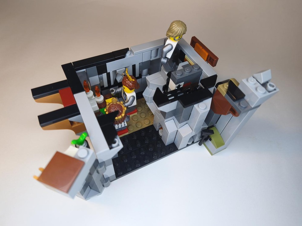 LEGO MOC Medieval Barracks - Medieval Windmill and Bakery expansion ...