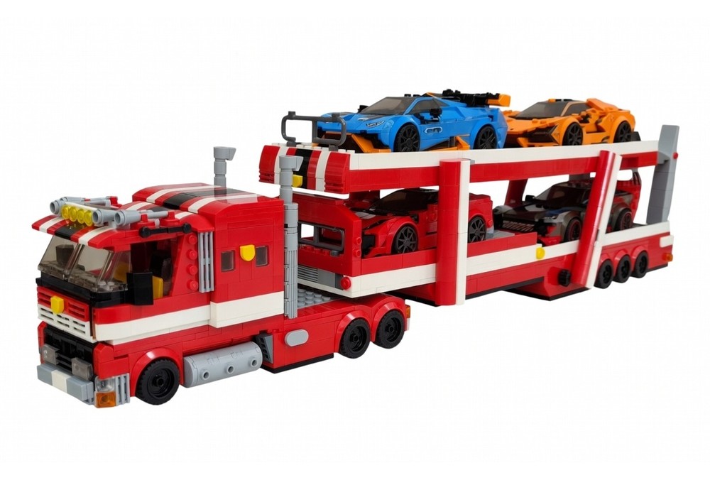 LEGO MOC Car hauler for 8 studs wide cars by rudytrooper666 ...