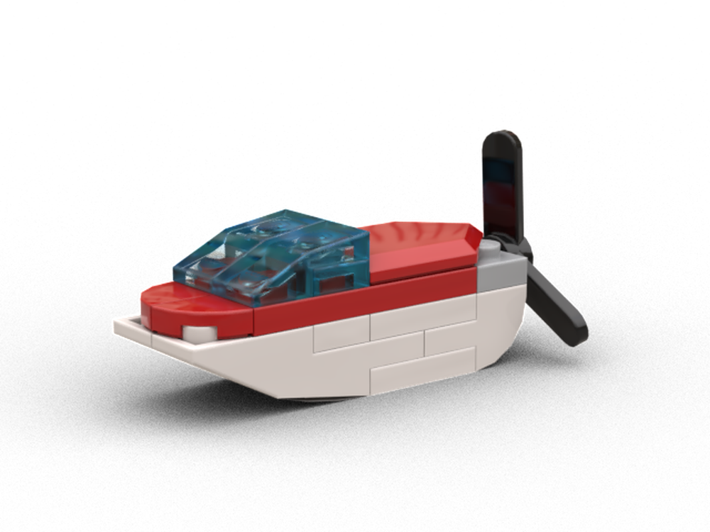 LEGO MOC 30669 - Speedboat by BrickAndBuildsI | Rebrickable - Build ...