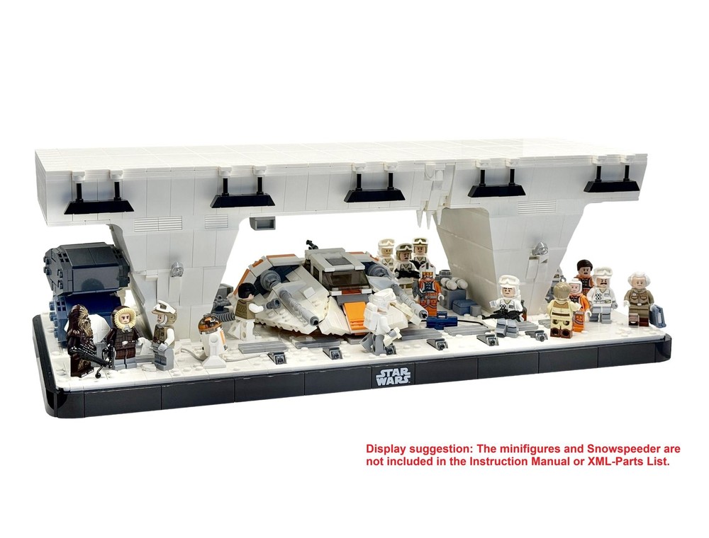 LEGO MOC-248160 Hoth Echo Base Hangar Bay Diorama MOC by ...