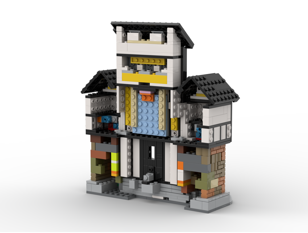 LEGO MOC Freedom Hall - Scenery by BricksByPeter | Rebrickable - Build ...