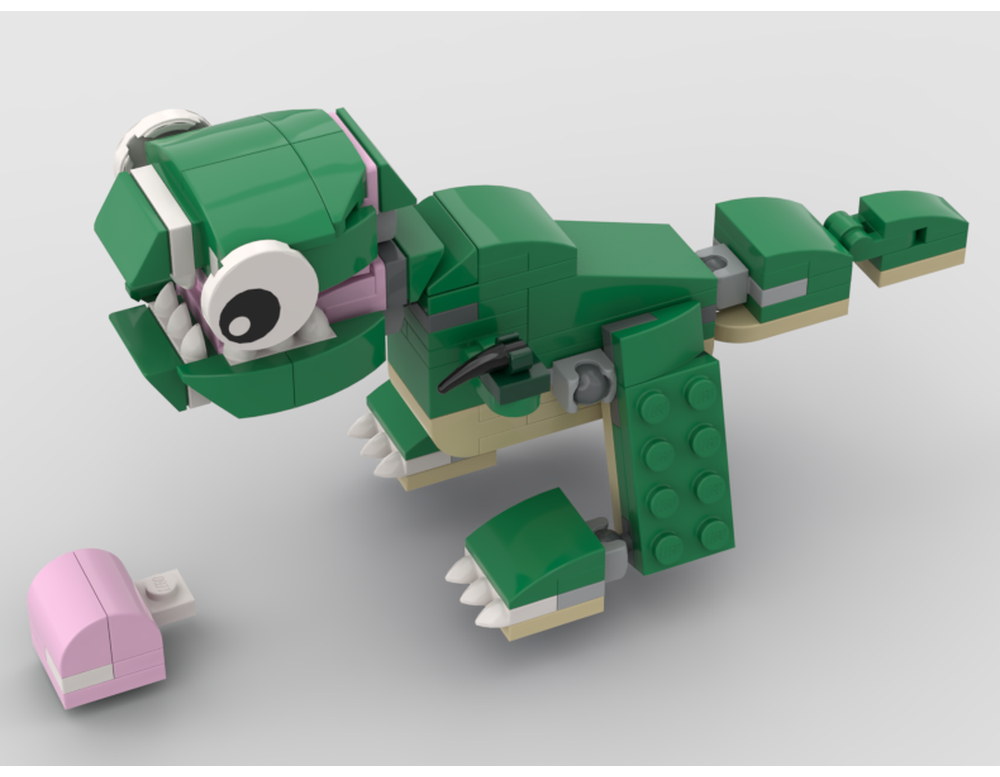 LEGO MOC T Rex 3 in 1 (Homemade 3in1) by AresBuilds | Rebrickable ...