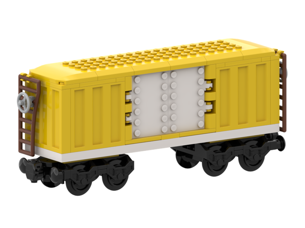 LEGO MOC Boxcar Union Pacific by LegoConstrux | Rebrickable - Build ...