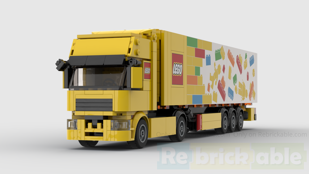 LEGO MOC-248242 Lego delivery truck by phigeon | Rebrickable - Build ...