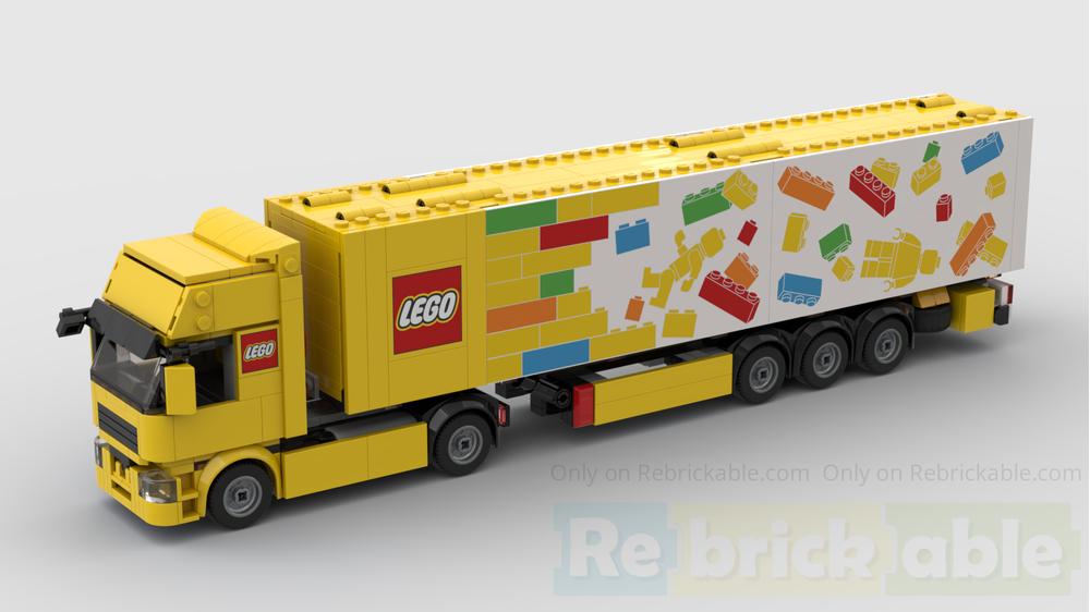 LEGO MOC-248242 Lego delivery truck by phigeon | Rebrickable - Build ...